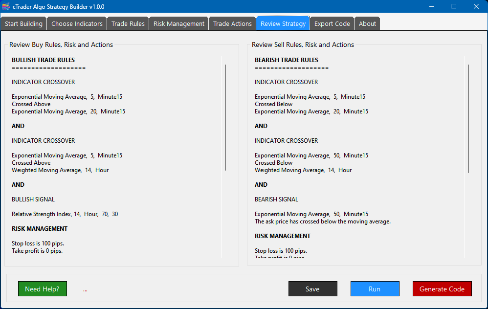 cTrader Algo Strategy Builder | ClickAlgo cTrader Algo Strategy Builder | ClickAlgo